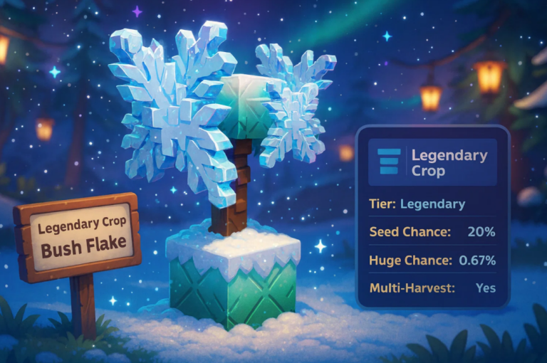 How to Get the Bush Flake in Grow a Garden – FFXIVGuides